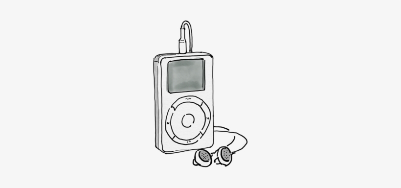 A Few Select Sketches From The Bunch - Mp3 Player PNG Image ...