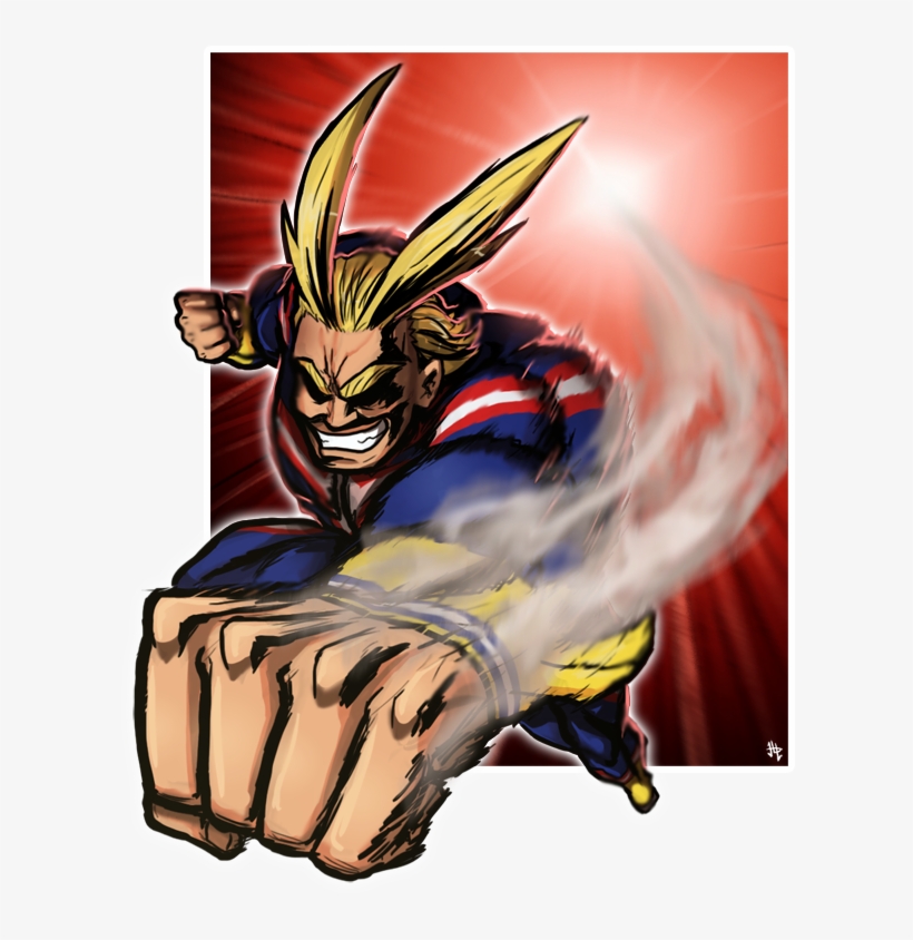 Download Here Comes All Might - Transparent Allmight | Transparent PNG ...