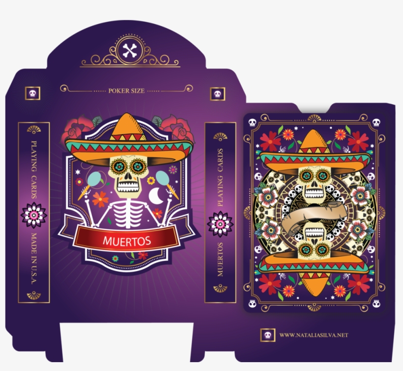 "muertos" Playing Cards Printed By Uspcc PNG Image | Transparent PNG ...