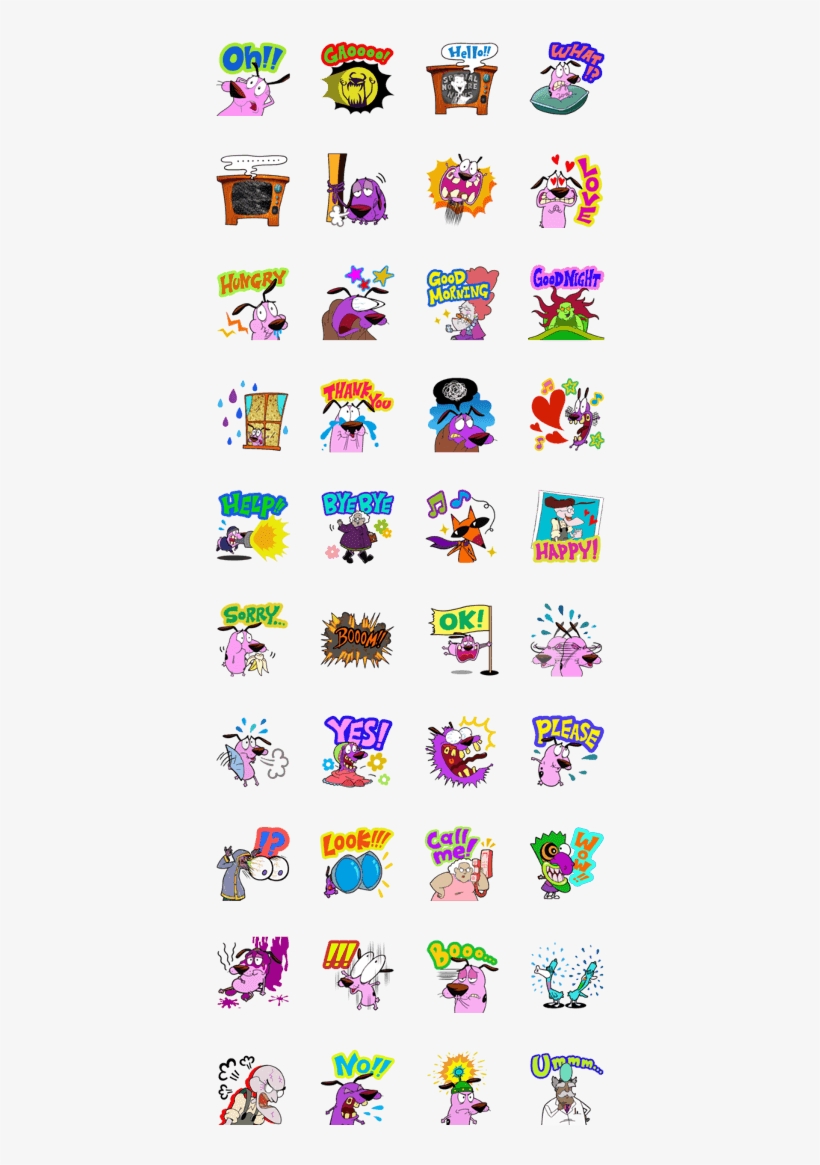 Courage The Cowardly Dog - Icon PNG Image | Transparent PNG Free ...