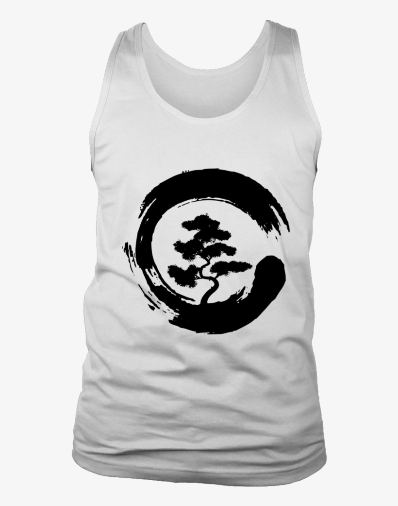 Bonsai Tree In Enso Circle - Shirt PNG Image | Transparent PNG Free ...