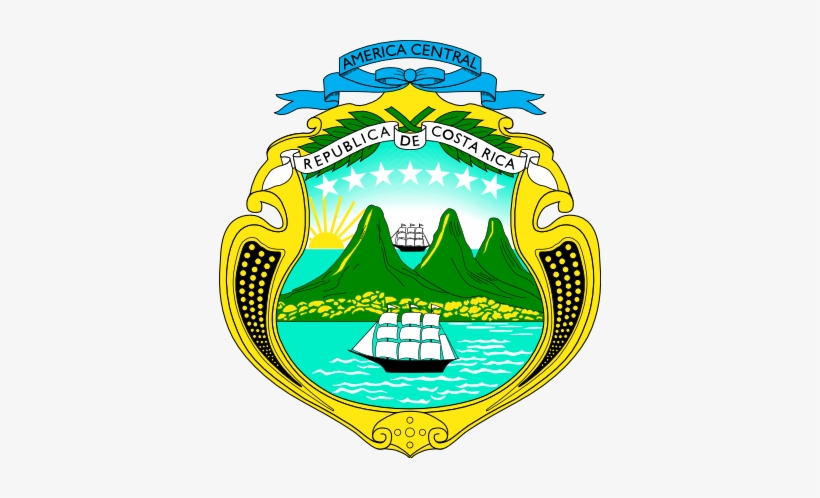 It - Costa Rica National Coat Of Arms PNG Image | Transparent PNG Free ...