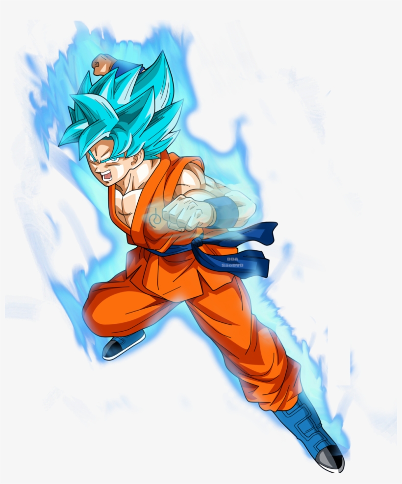 Goku Ssgss Power By Saodvd - Goku Ssb PNG Image | Transparent PNG Free ...
