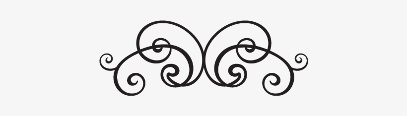 Scroll Vinyl Wall Decals - Scroll Decals PNG Image | Transparent PNG ...
