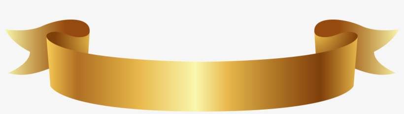 Download Gold Ribbon Banner Vector Png Images Photo - Gold Ribbon ...