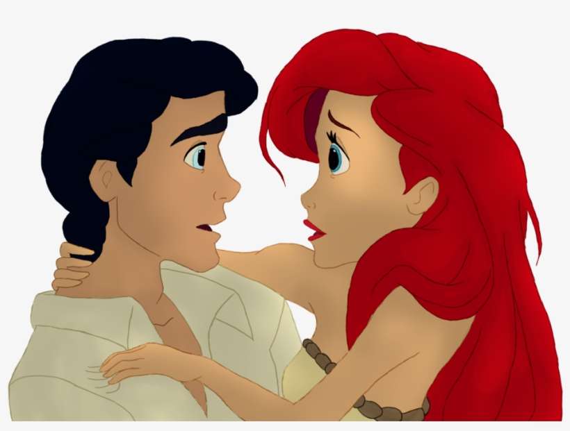 Download Ariel And Eric By Hearingawho On Deviantart | Transparent PNG ...