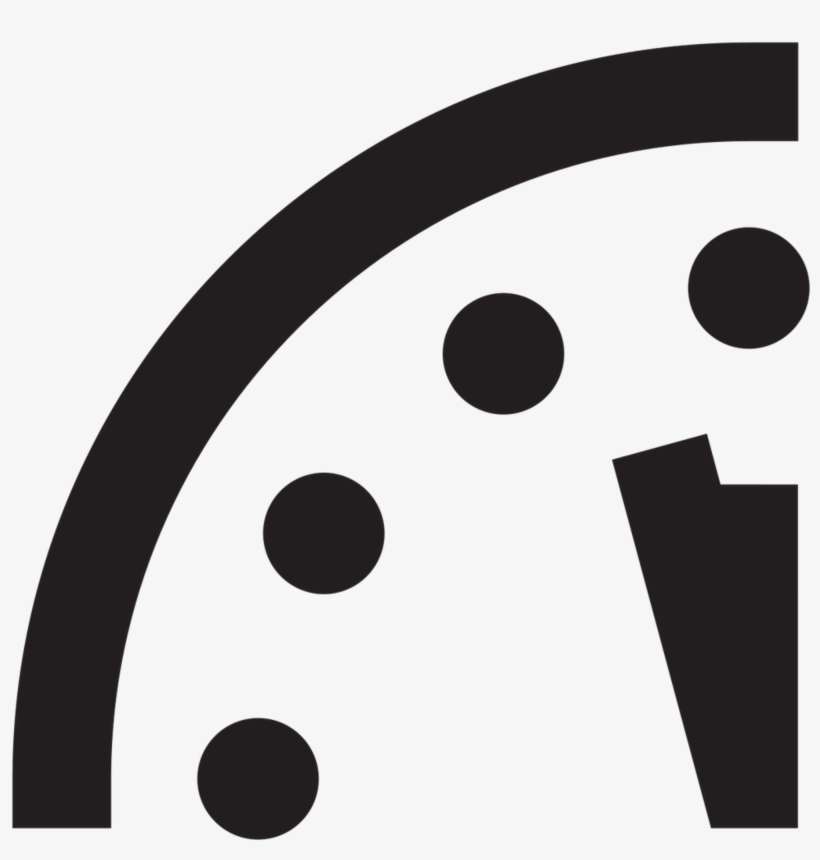 Doomsday Clock 2 5 Minutes Svg - Doomsday Clock Png PNG Image ...