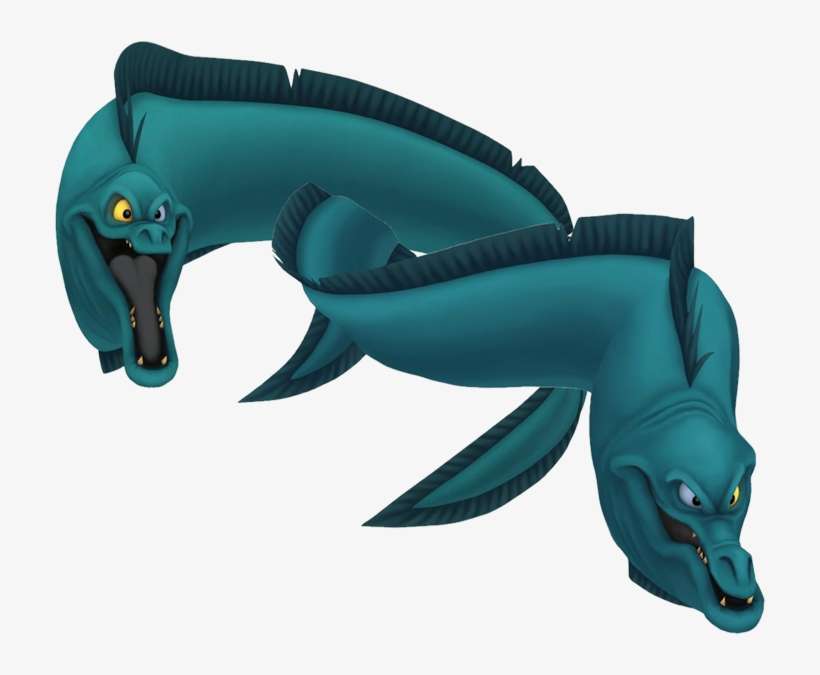 Flotsam And Jetsam Little Mermaid N - Eel The Little Mermaid PNG Image ...