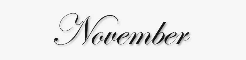 November Png Free Download - November Calligraphy Png PNG Image ...