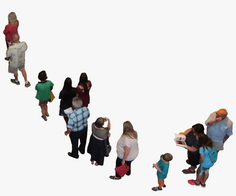 People Birds Eye View