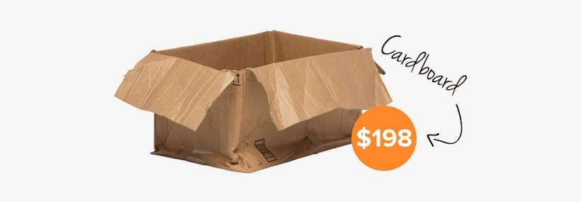 Single Cardboard Box - Cardboard Boxes For Rent PNG Image | Transparent ...