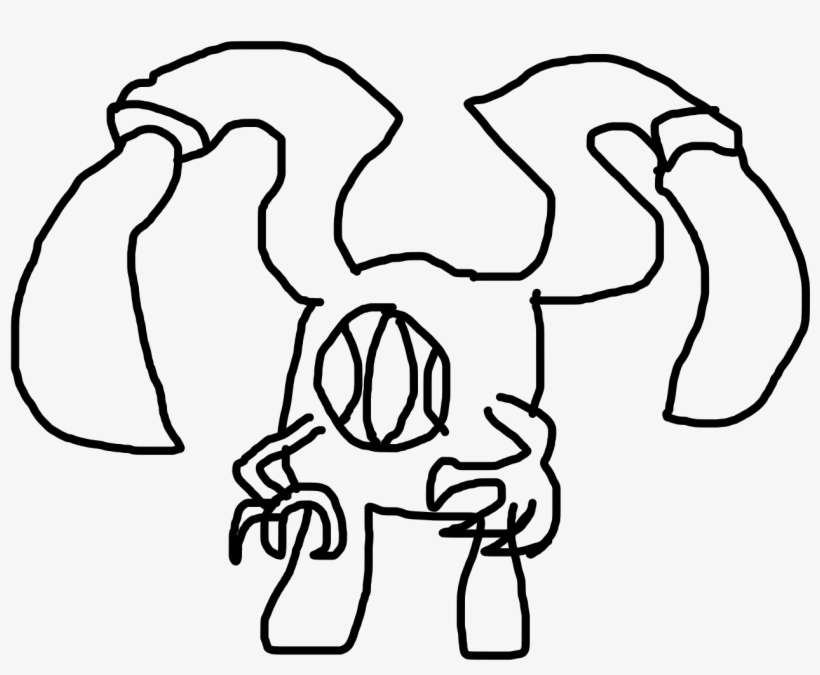 Demon Croissant - Line Art PNG Image | Transparent PNG Free Download on ...