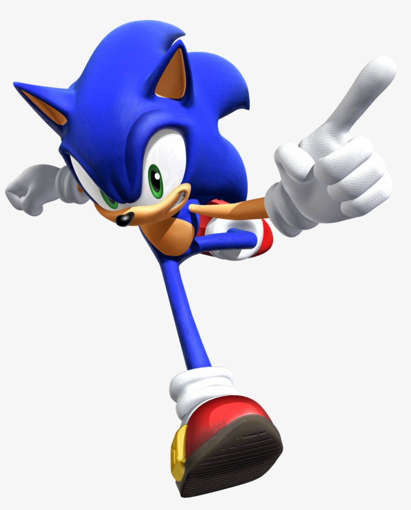 Sonic Rivals - Sonic - Sonic Rivals 1 Sonic PNG Image | Transparent PNG ...