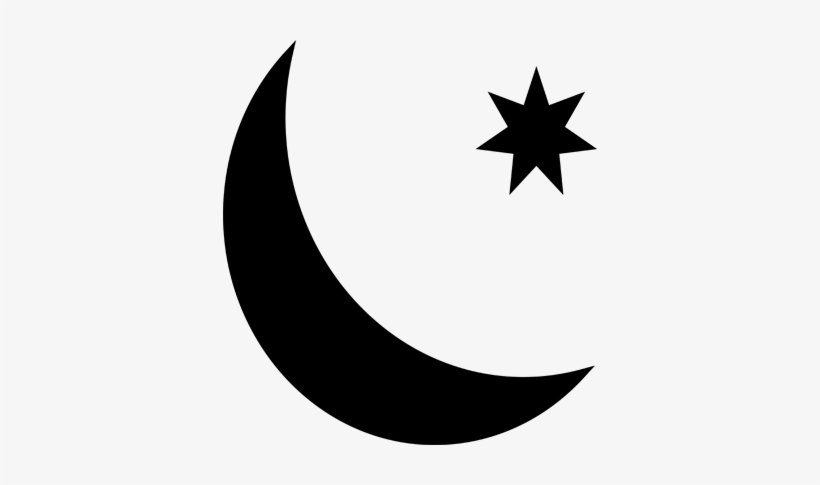 Arabic Moon And Star Sticker - Luna Y Estrella Arabe PNG Image ...
