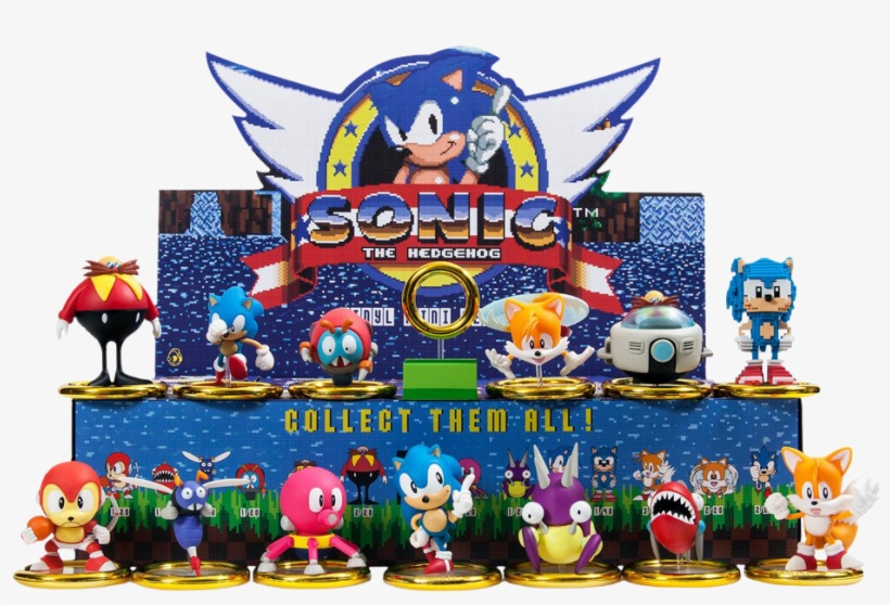Sonic The Hedgehog - Kidrobot: Sonic The Hedgehog: Mini Figures PNG ...