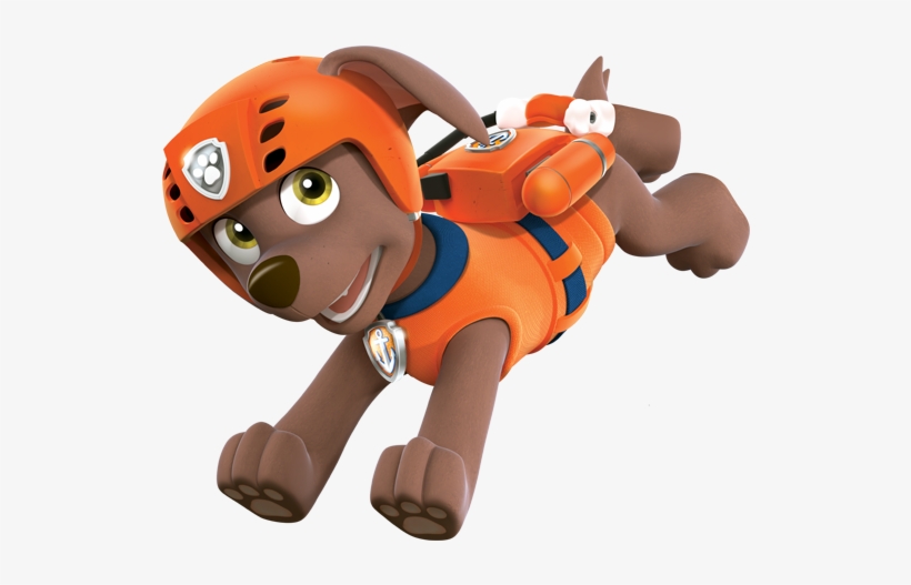 This Chocolate Labrador Loves To Laugh And Surf - Paw Patrol Zuma Png ...
