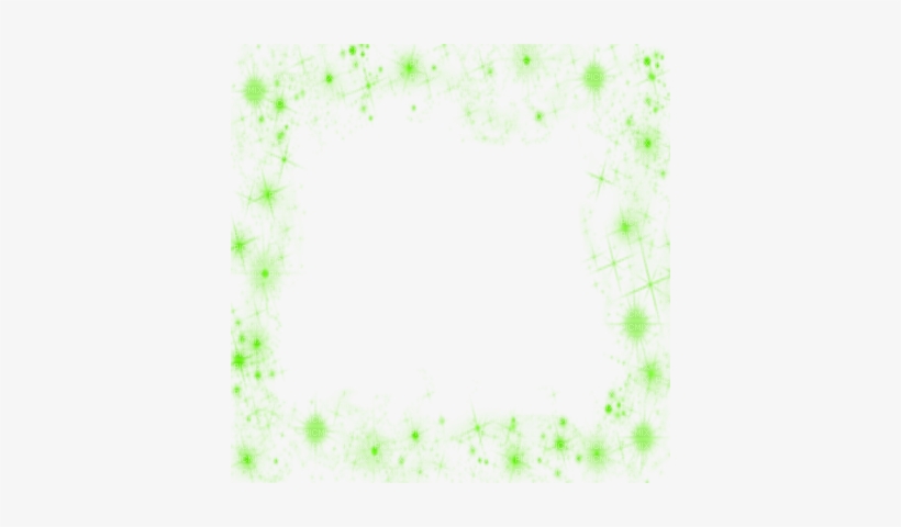 Green Stars - Transparent Purple Photo Frame PNG Image | Transparent ...