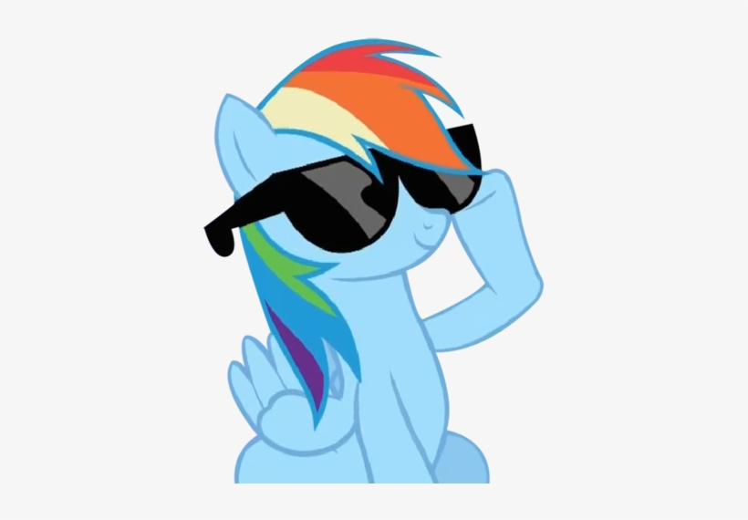 Download Rainbow Dash Sunglasses | Transparent PNG Download | SeekPNG
