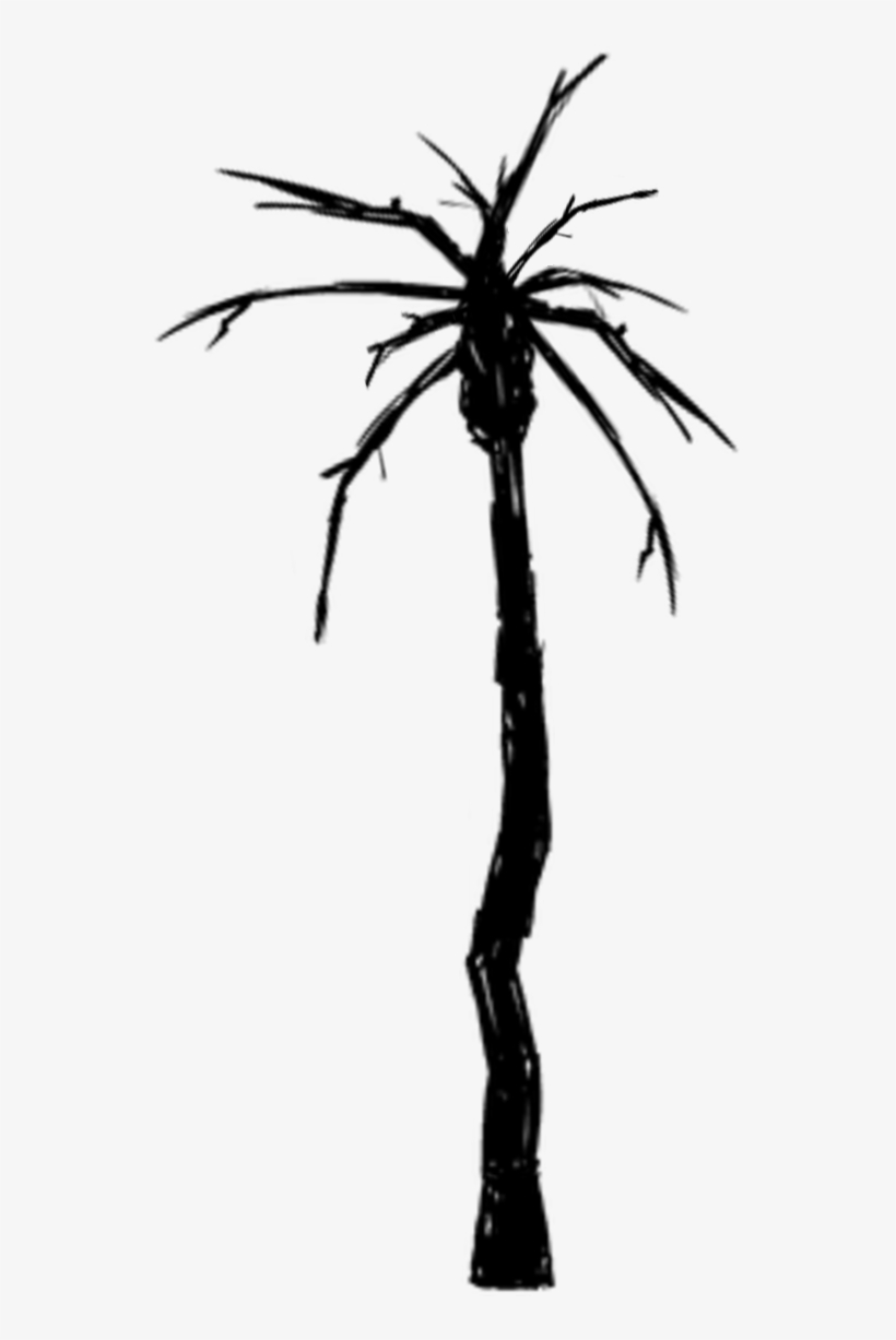 Palm Tree Burnt - Burnt Palm Tree PNG Image | Transparent PNG Free ...