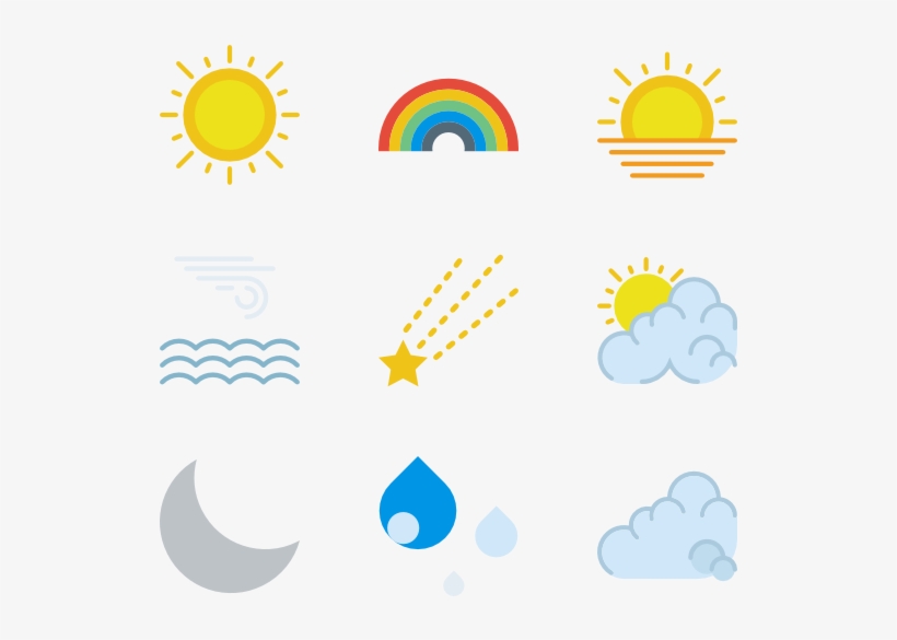 Weather Set - Sun Path Vector PNG Image | Transparent PNG Free Download ...