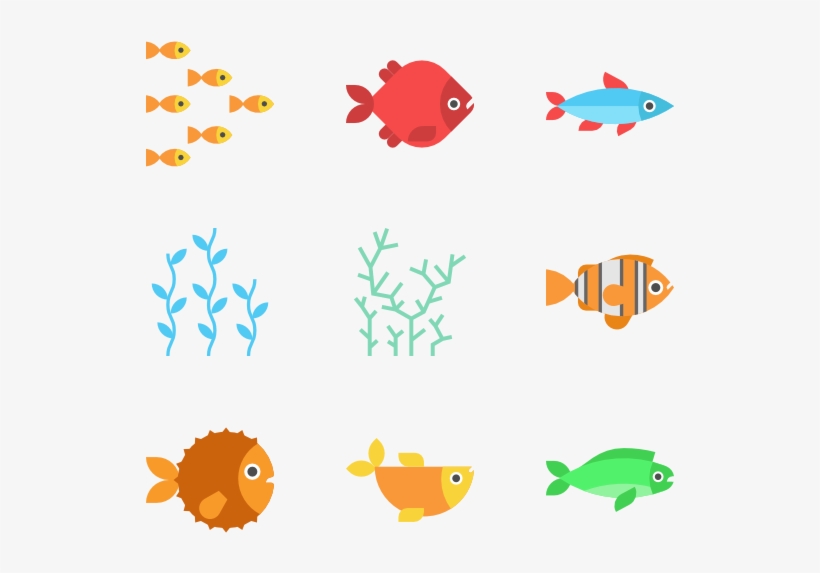 Sea Life Collection - Icon PNG Image | Transparent PNG Free Download on ...