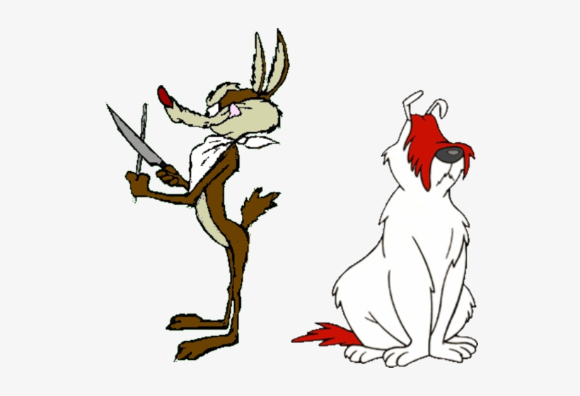 Ralph Wolf And Sam Sheepdog - Perro Ovejero Y Coyote PNG Image ...