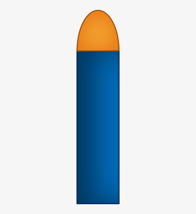 Download Nerf Bullet - Electric Blue | Transparent PNG Download | SeekPNG