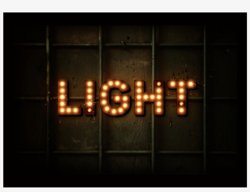 Download Retro Light Letters Png Png Transparent Download - Darkness ...