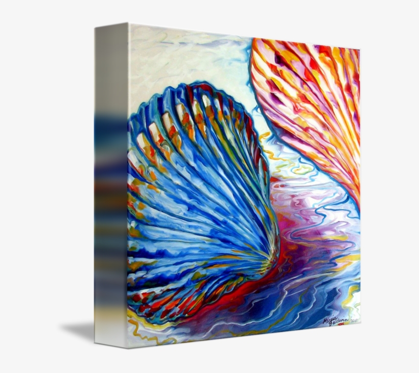 "seashells Abstract" By Marcia Baldwin, Shreveport, - Gallery-wrapped ...