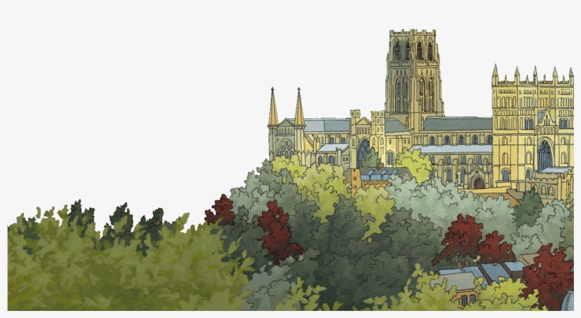 Durham Skyline Cathedral - Cathedral PNG Image | Transparent PNG Free ...