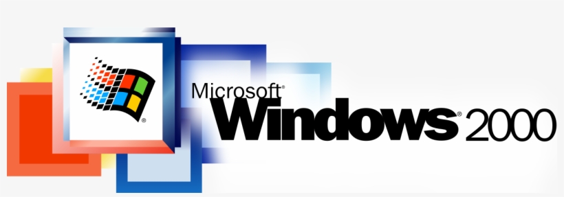 Download Windows 2000 Logo - Microsoft Windows 2000 Logo | Transparent ...