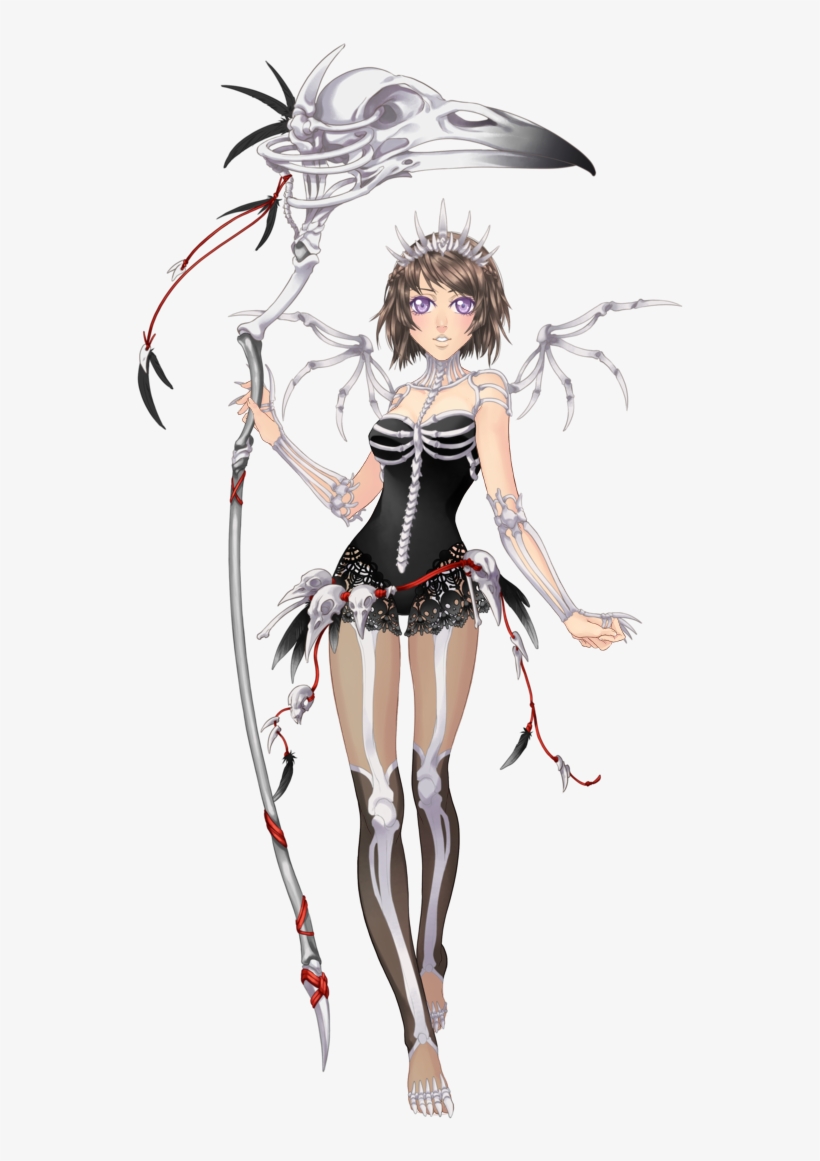 Outfit Skeleton Witch - Skeleton Witch Eldarya PNG Image | Transparent ...
