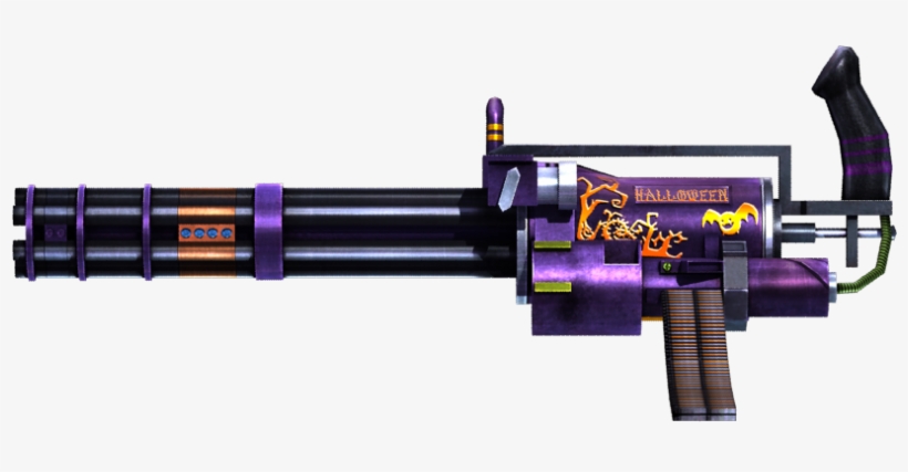 Gatling Gun Halloween - Halloween Gun PNG Image | Transparent PNG Free ...