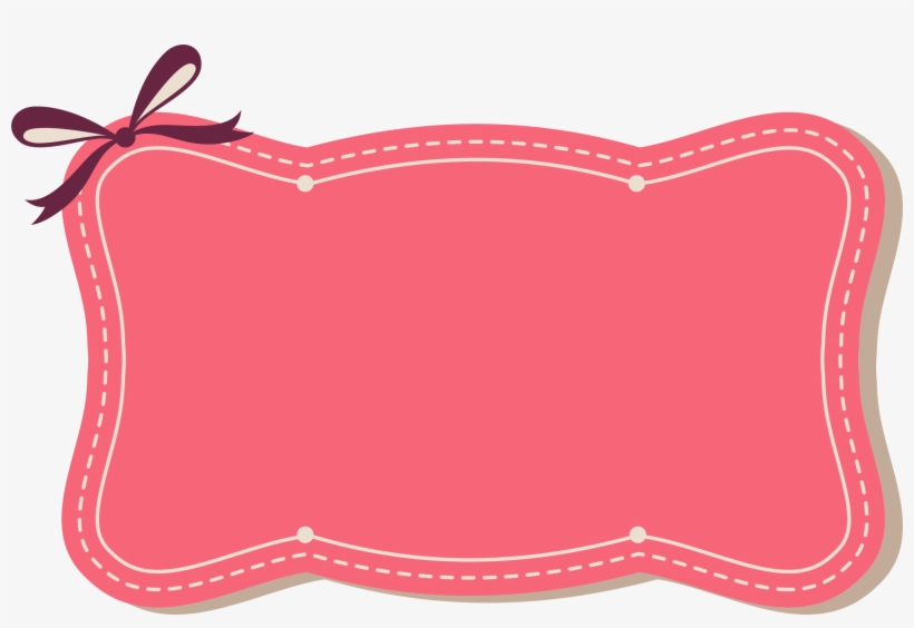 Download Pink Ribbon Border Png - Pink Ribbon Frame Png | Transparent ...