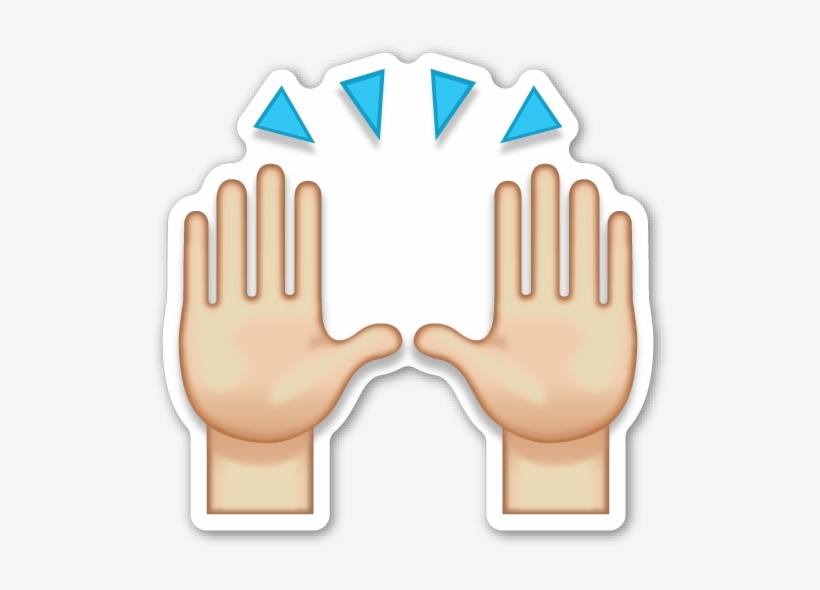 Download Hand Clipart Emoji - Praise Emoji Png | Transparent PNG ...