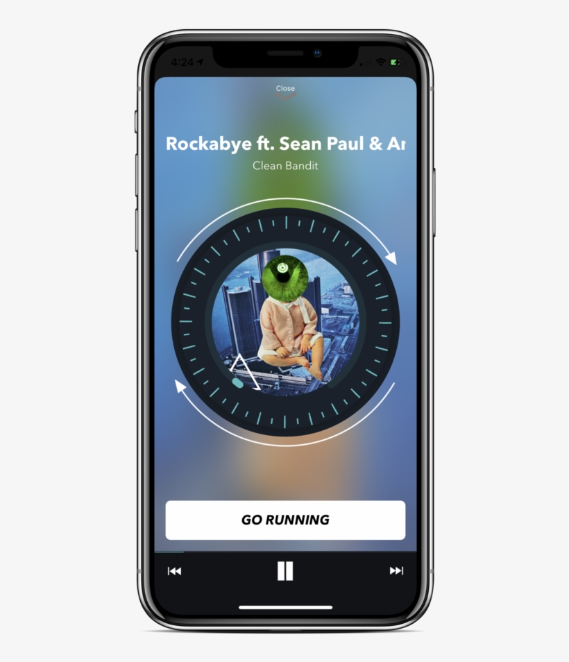 Download Running Music Player | Transparent PNG Download | SeekPNG