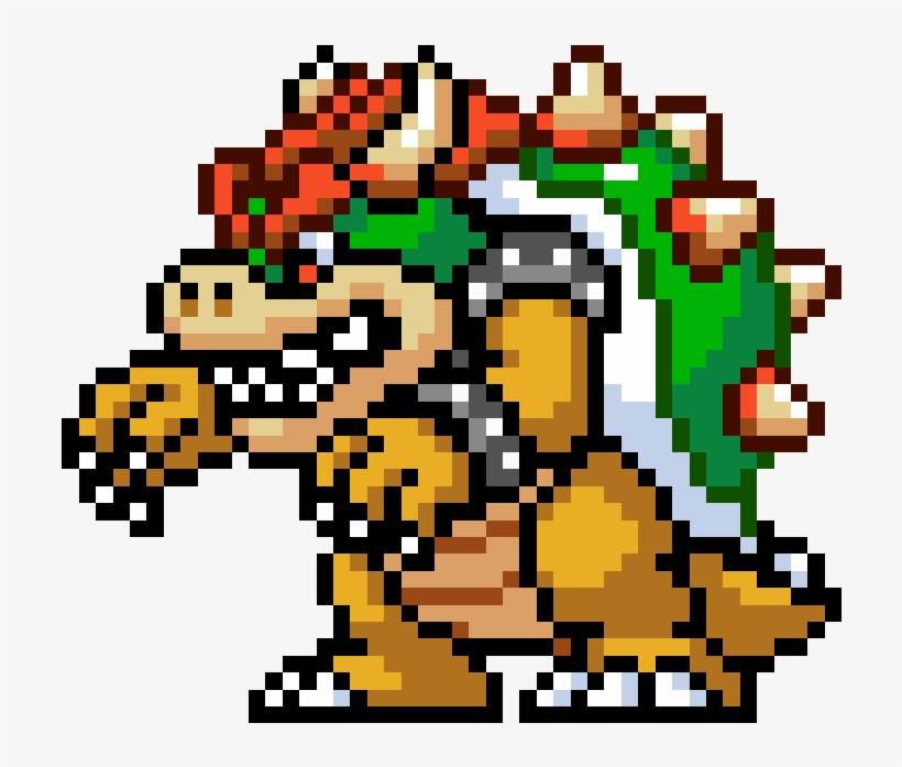 Bowser Sprite Png Png Library Download - Bowser Super Mario Maker PNG ...