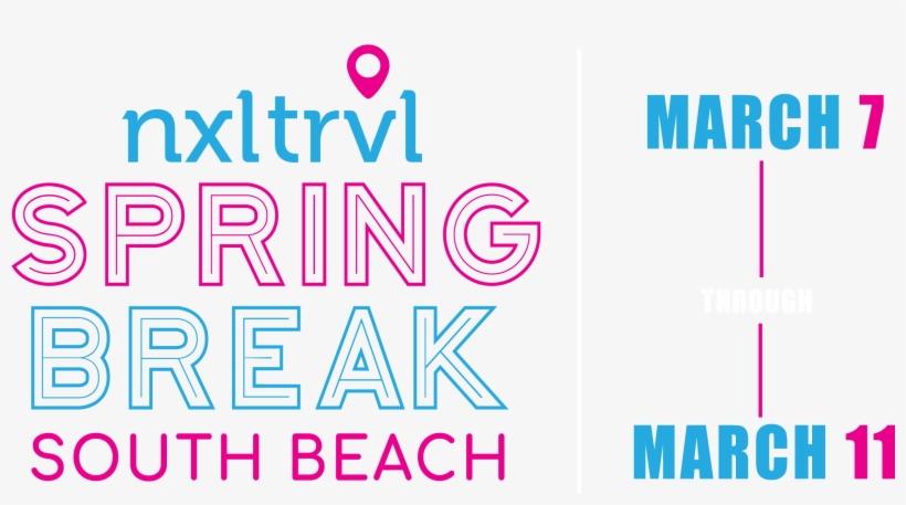 Spring Break 2018 Experience The Nxlevel Of Spring - South Beach PNG ...