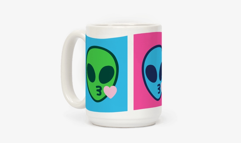 Download Blowing Kiss Alien Emojis - Emoji | Transparent PNG Download ...