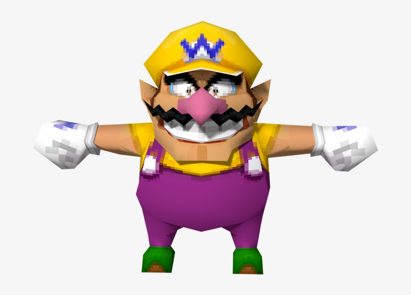 Download Zip Archive - Super Mario 64 Ds Wario PNG Image | Transparent ...