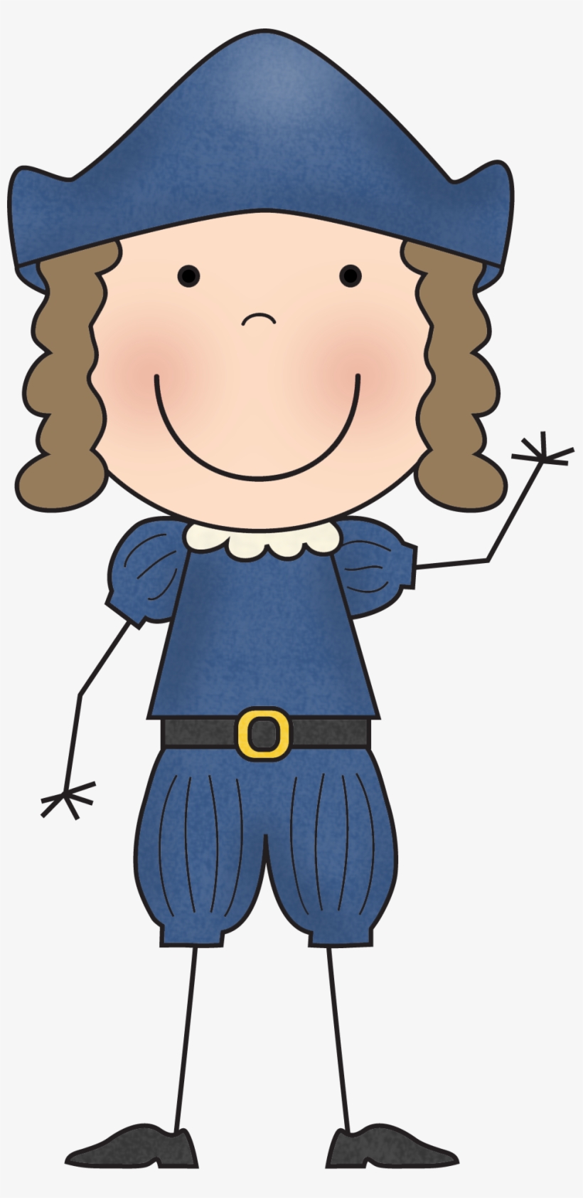 Columbus2 Colored - Cute Christopher Columbus Cartoon PNG Image ...