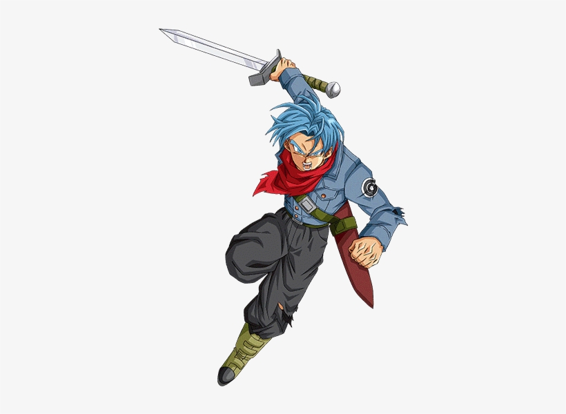 Standing Defiant Trunks (future) - Dokkan Trunks Png Future PNG Image ...