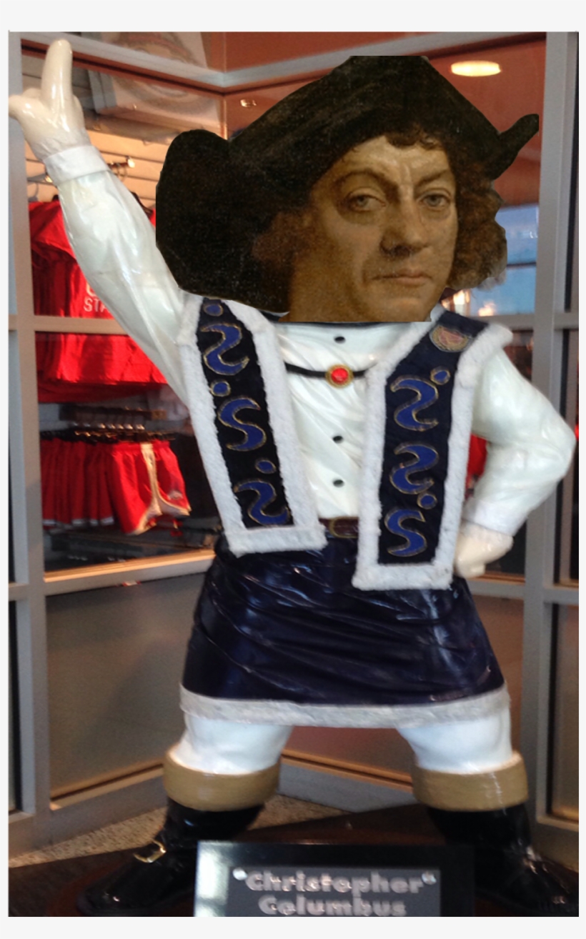 Our Mascot Is Christopher Columbus - Christopher Columbus PNG Image ...