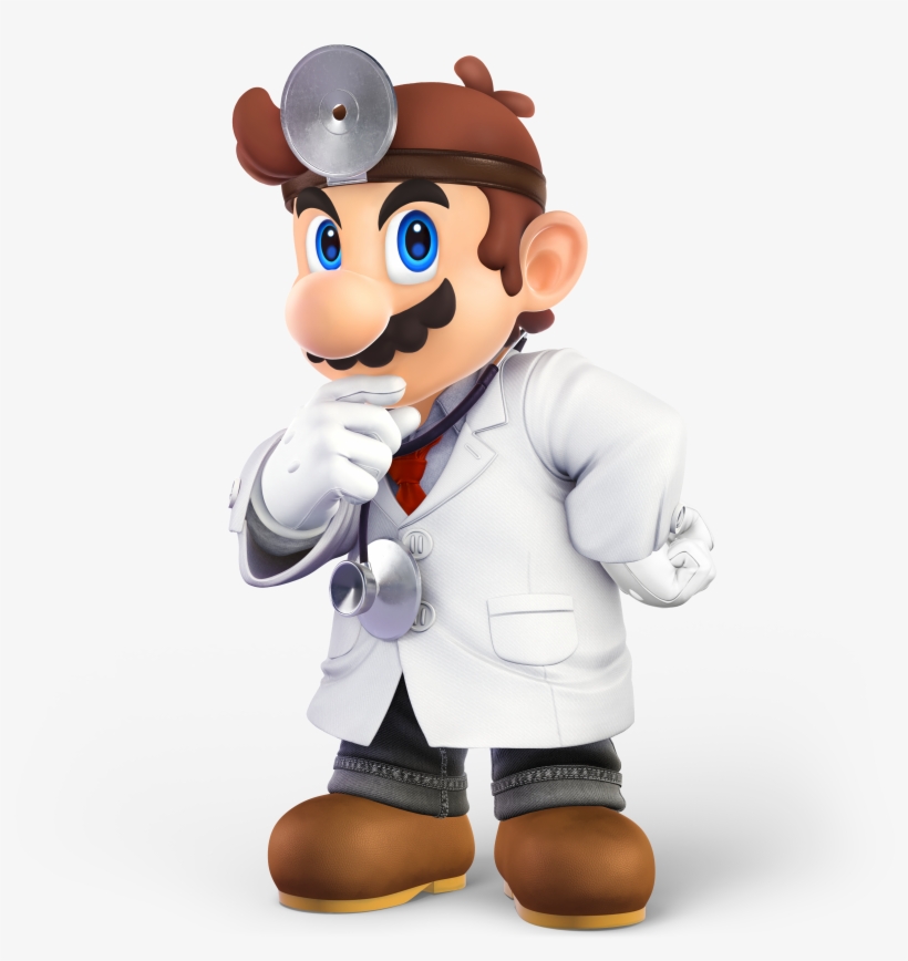 6 - Super Smash Bros Ultimate Dr Mario PNG Image | Transparent PNG Free ...