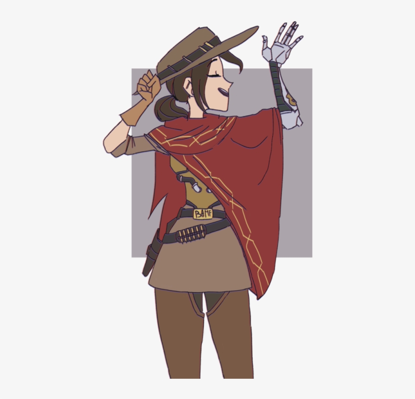 #overwatch #mccree #fem Mccree - Royalty-free PNG Image | Transparent ...