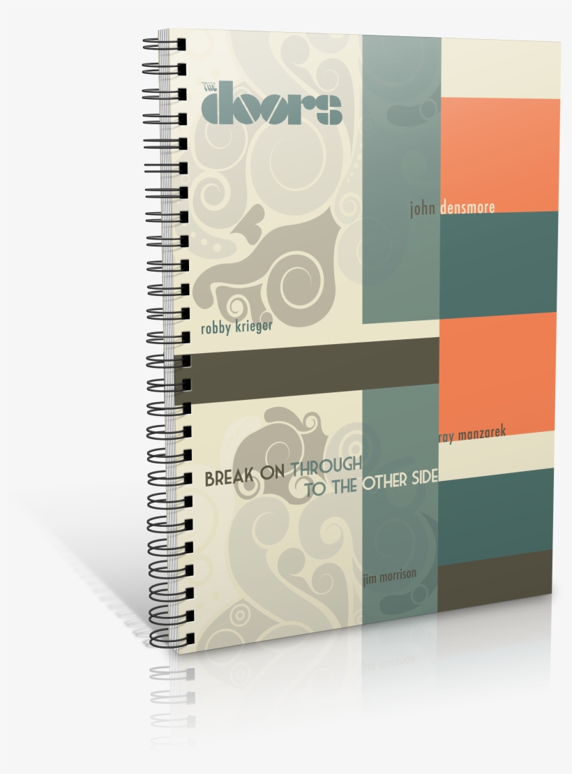 The Doors Spiral Notebook - Doors PNG Image | Transparent PNG Free ...