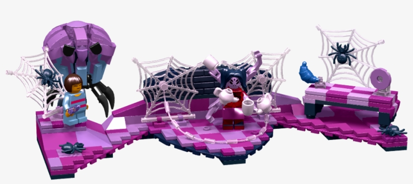 Download Lego Undertale - Muffet Battle - Cartoon | Transparent PNG ...
