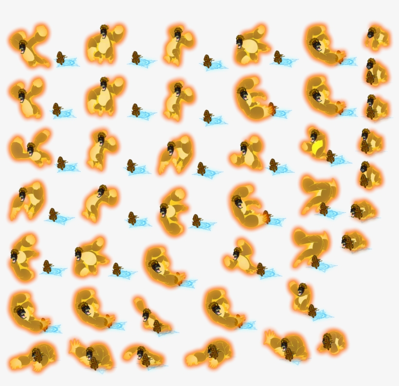 Gorilla Shaman Sprite Sheet - Sprites Puma PNG Image | Transparent PNG ...