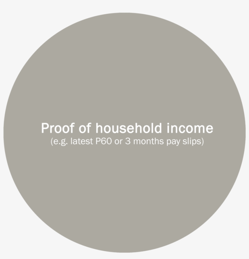 Proof Of Household Income - Circle PNG Image | Transparent PNG Free ...