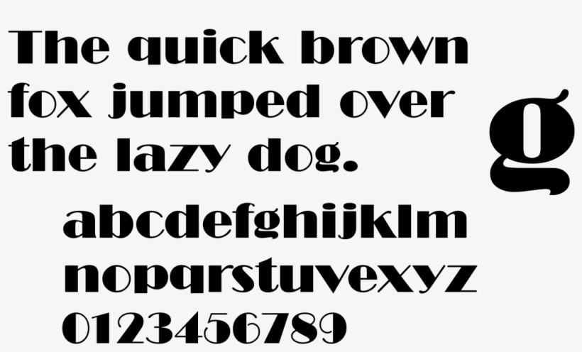 Broadway Font Specimen - Similar To Broadway Font PNG Image ...